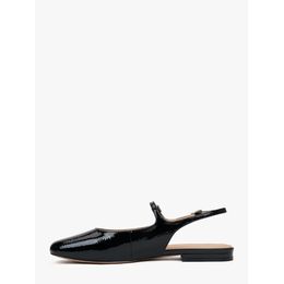Estro Ballet Flats with Strap '501-02' female size 39 Black