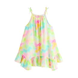 next Kleid 'Metaverse' M&auml;dchen Gr&ouml;&szlig;e 166 t&uuml;rkis / pastellgelb / hellgr&uuml;n / rosa