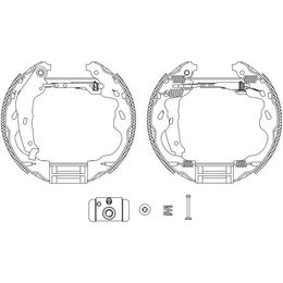TEXTAR Bremsbackensatz Shoe Kit Pro 84064501 f&uuml;r Peugeot Opel Vaughall Suzuki TOYOTA