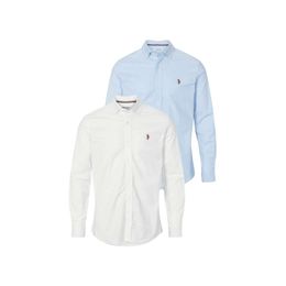 U.S. Polo Assn. Button Up Shirt ' Esmar 2-Pack ' male size M White