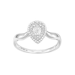 Diamant Leternel Ring Damen Gr&ouml;&szlig;e 51 silber