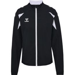 Hummel Athletic Zip-Up Hoodie 'Core 2.0' female size M Black / White