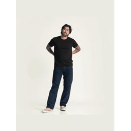 LEBASQ Undershirt 'Miles 3 Pack Crew Neck Long Fit' male size L Black