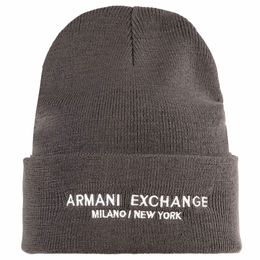 Armani Exchange M&uuml;tze Damen Gr&ouml;&szlig;e 55/60 grau