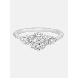 Diamant Exquis Ring Damen Gr&ouml;&szlig;e 52 silber