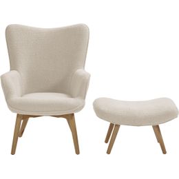 HEINE HOME Sessel+Hocker