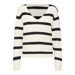 Ichi Pullover 'Kamara' Damen Gr&ouml;&szlig;e XS nachtblau / wei&szlig;