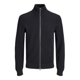 Jack & Jones Plus Jack & Jones Plus Knit Cardigan 'JJEPERFECT' male size 4XL Black
