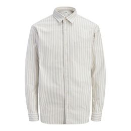 Jack & Jones JACK & JONES Button Up Shirt 'RDDLESNER' male size XXL Beige