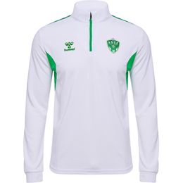 Hummel Sportsweatshirt Herren Gr&ouml;&szlig;e XXL gr&uuml;n / wei&szlig;