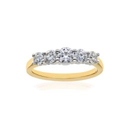 Diamant Leternel Ring Damen Gr&ouml;&szlig;e 49 gold