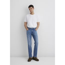 Mavi Herren Straight-Jeans "MARCUS"mid 90's blau str, Gr. 30, 87% Baumwolle, 12% Polyester, 1% Elasthan, Jeans, Slim Straight Jeans