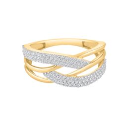 Diamant Exquis Ring Damen Gr&ouml;&szlig;e 56 gold