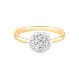 Diamant Exquis Ring Damen Gr&ouml;&szlig;e 56 gold