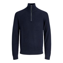 Jack & Jones Jack & Jones Pannel Knit Half Zip Blau