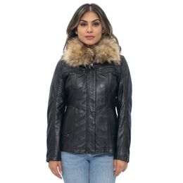 Damen-Parker-Jacke aus Leder &ndash; Arvada