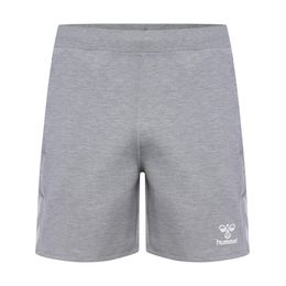Hummel Workout Pants 'Move 2.0' male size L mottled grey / White