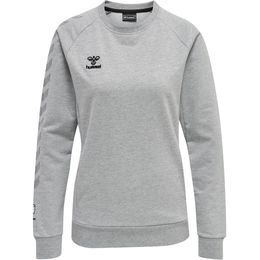 Hummel Sportsweatshirt 'Move' Damen Gr&ouml;&szlig;e XXL graumeliert / schwarz / wei&szlig;