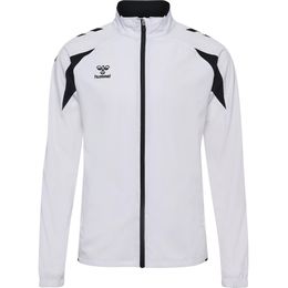 Hummel Zip-Up Hoodie male size M Black / White