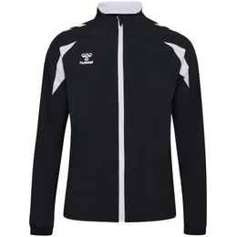 Hummel Zip-Up Hoodie male size L Black / White