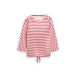 Tom Tailor Shirt female size S Raspberry / Off white