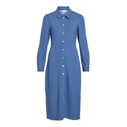 VILA Blusenkleid 'VIChania' Damen Gr&ouml;&szlig;e 34 enzian Sommerkleid