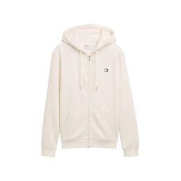 TOM TAILOR DENIM Zip-Up Hoodie male size XXL natural white