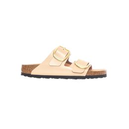 Birkenstock Sandals 'Arizona Big Buckle Nubuck Leather Narrow Fit Sandcastle' female size 36 Beige