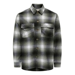 Only & Sons Only & Sons Jacke 'ONSPaul' Herren Gr&ouml;&szlig;e M dunkelgr&uuml;n / schwarz / wei&szlig; Sommerjacke