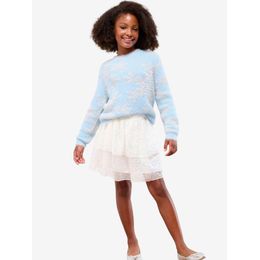 Lipsy Pullover M&auml;dchen Gr&ouml;&szlig;e 116 blau / hellgrau