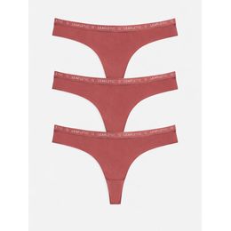 Leafletic Panty 'Leafletic Mid Rise Brazilian' Damen Gr&ouml;&szlig;e S rosa