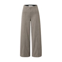 Ichi Pleated Pants female size 34 Sand / Brown / Black