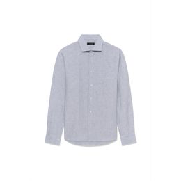Matinique Button Up Shirt 'Marc' male size S/M mottled blue