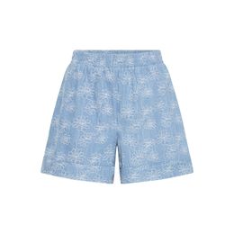 Ichi Shorts 'IHOdette' Damen Gr&ouml;&szlig;e 44 azur / wei&szlig;