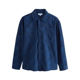 next Button Up Shirt male size XL Night blue