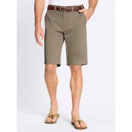 Marco Donati Herren Bermudas mit Patten-Ges&auml;&szlig;taschen, schlamm, Gr&ouml;&szlig;e 48