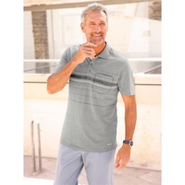Marco Donati Herren Kurzarmshirt in Pikee-Qualit&auml;t, grau-meliert, Gr&ouml;&szlig;e 44/46