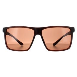 Dragon Rectangle Mens Matte Brown Lumalens Brown Sparrow