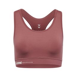 Hummel Sport-BH 'Pulse' Damen Gr&ouml;&szlig;e M mauve / wei&szlig;