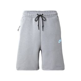 Nike Sportswear Shorts 'TECH FLC' Herren Gr&ouml;&szlig;e 33 hellblau / grau / schwarz