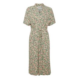 Fransa Kleid 'Fedot' Damen Gr&ouml;&szlig;e 42 oliv / hellgr&uuml;n / mandarine / hellpink Sommerkleid