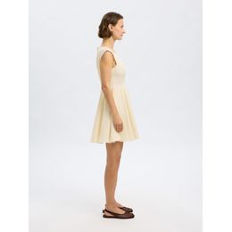 Selected Kleid 'SLFMADDIE' Damen Gr&ouml;&szlig;e 34 beige Sommerkleid