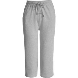 CR&Eacute;ATION L Damen Caprihose in Stretch-Qualit&auml;t grau Gr&ouml;&szlig;e 56