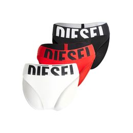 Diesel Slip 'LOLA' Damen Gr&ouml;&szlig;e XL rot / schwarz / wei&szlig;