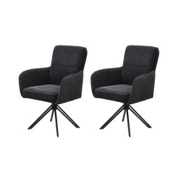 by Living Stuhl 2er-Set schwarz Ma&szlig;e (cm): B: 62 H: 94 &raquo; H&ouml;ffner
