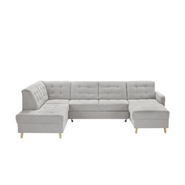 H&ouml;ffner Wohnlandschaft Venus grau Ma&szlig;e (cm): B: 299 H: 88 T: 195.0 &raquo; H&ouml;ffner
