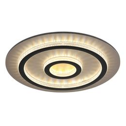 Globo Lighting Deckenleuchte schwarz Ma&szlig;e (cm): H: 5,5 &Oslash;: 45 &raquo; H&ouml;ffner