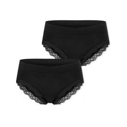 Schiesser Damen Brasilslip Unique Cotton 2er Pack