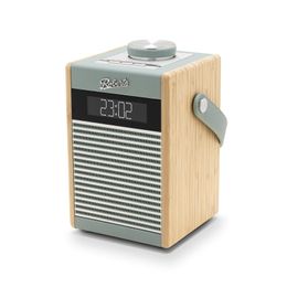 Roberts Radio ROBERTS Rambler Midi duck egg blue DAB+ Radio (Doppelte Wecker mit Schlummerfunktion)
