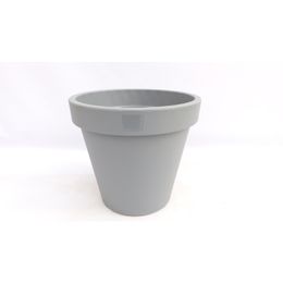 Pflanzk&uuml;bel E&K, grau, rund &Oslash; 80 cm, Pflanztopf Blumentopf K&uuml;bel XXL gro&szlig;